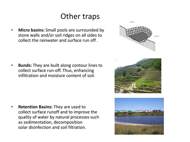 Methods of Rainwater Harvesting, Types of Rural Sanitation and Types of ...