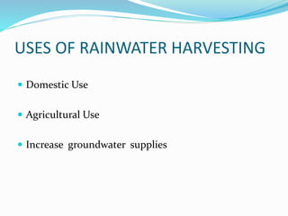 Rain Water Harvesting | PPTX