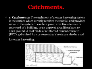 Rainwater harvesting | PPTX