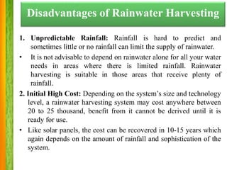 Rainwater harvesting | PPTX