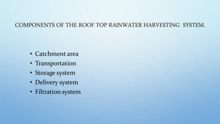 Rain Water Harvesting | PPTX | Gardening | Home & Garden