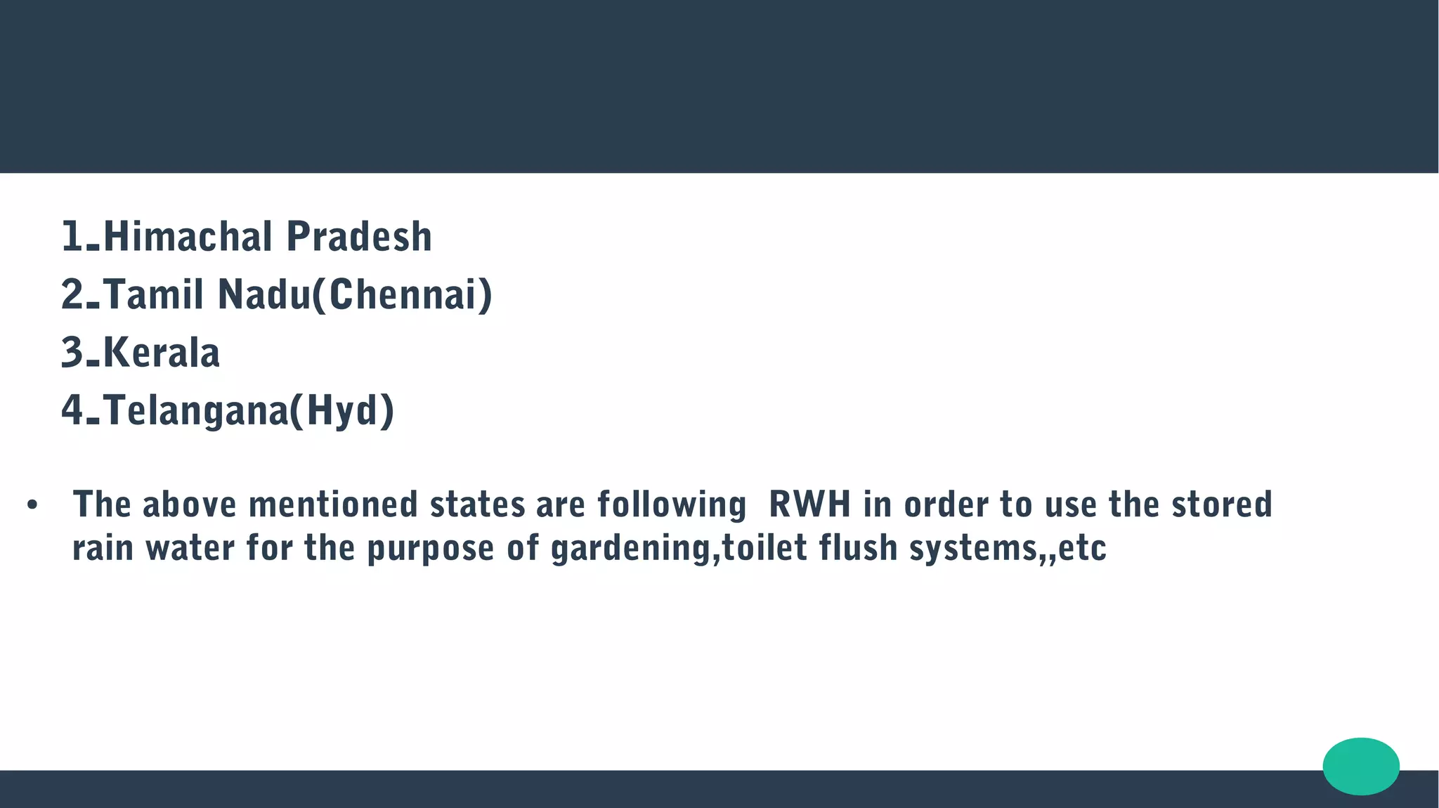 RWH(Rain Water Harvesting) | ODP