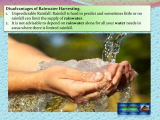 RAIN WATER HARVESTING | PPTX