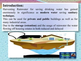 RAIN WATER HARVESTING | PPTX