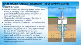 Rain water harvesting | PPTX