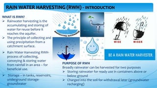 Rain water harvesting | PPTX