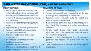 Rain water harvesting | PPTX