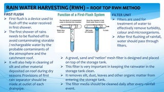 Rain water harvesting | PPTX