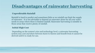 Rainwater harvesting in LPU | PPTX