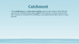 Rainwater harvesting in LPU | PPTX