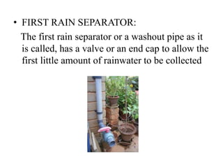Rain water harvesting | PPTX