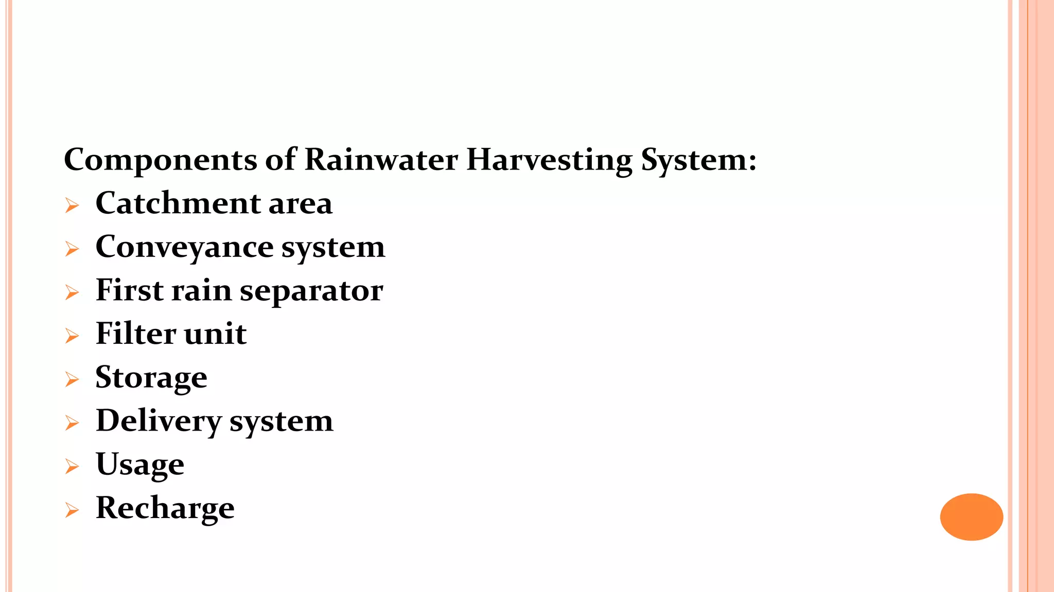 Rain water harvesting | PPTX