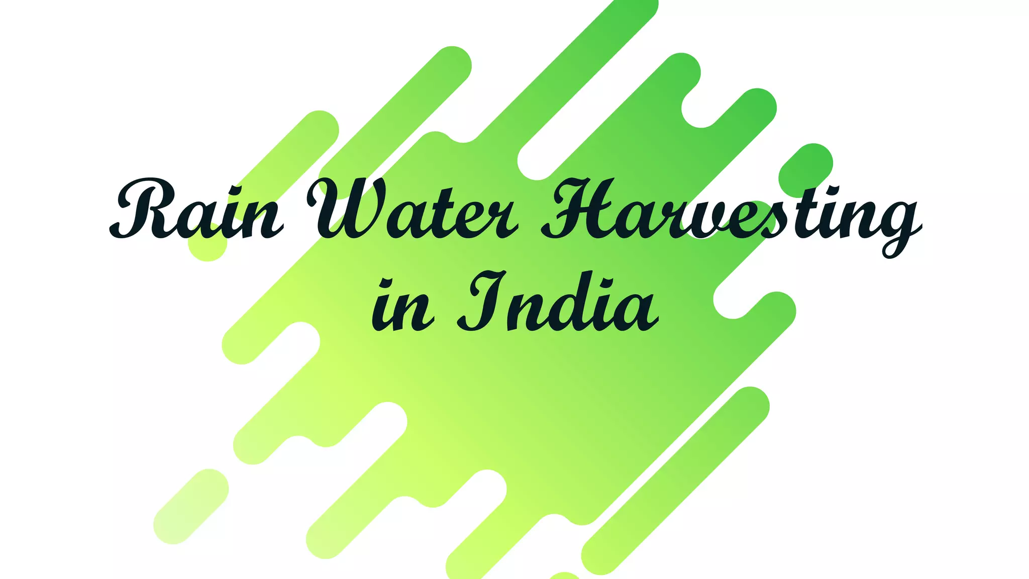 Rainwater harvesting | PPTX