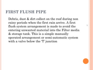 Rain water harvesting & greywater management | PPT