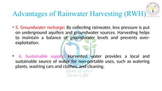 Rainwater Harvesting Methods and Techniques for Sustainable Water ...