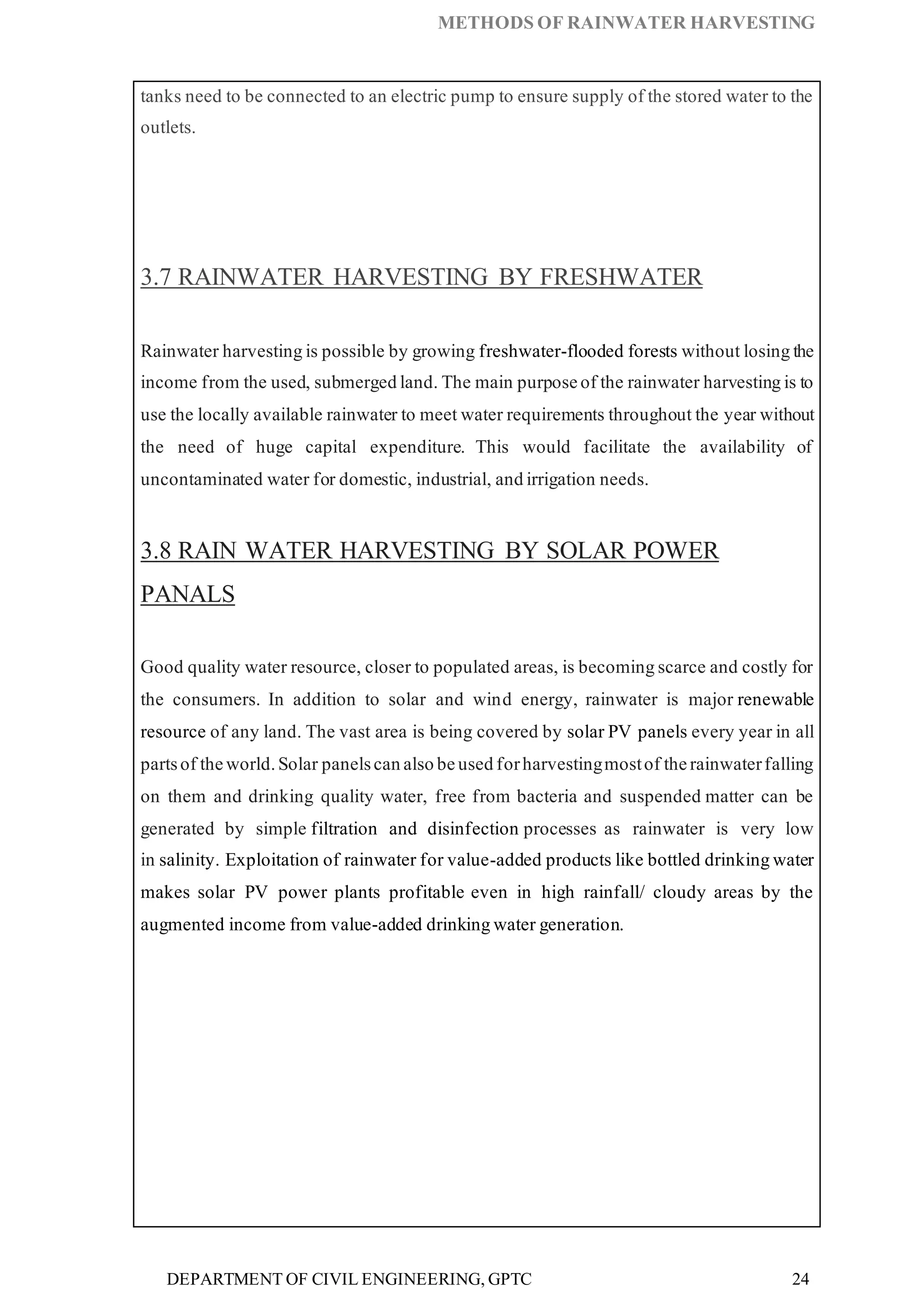 RAINWATER HARVESTING MINIPROJECT REPORT.pdf