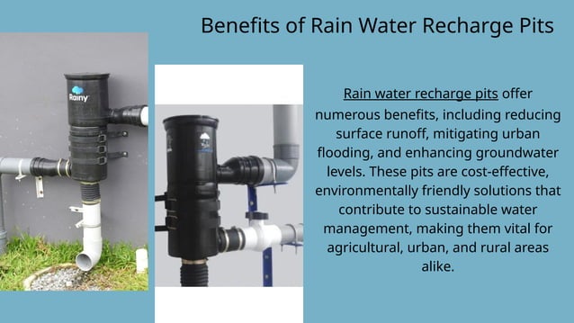 Rain Water Recharge Pits A Key to Effective Groundwater Replenishment | PPT