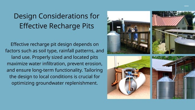Rain Water Recharge Pits A Key to Effective Groundwater Replenishment | PPT