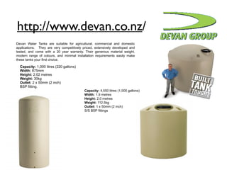 Rain Water Tank Project Brief | PDF