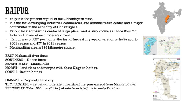 TOWN PLANNING Raipur | PDF | Geography | Science