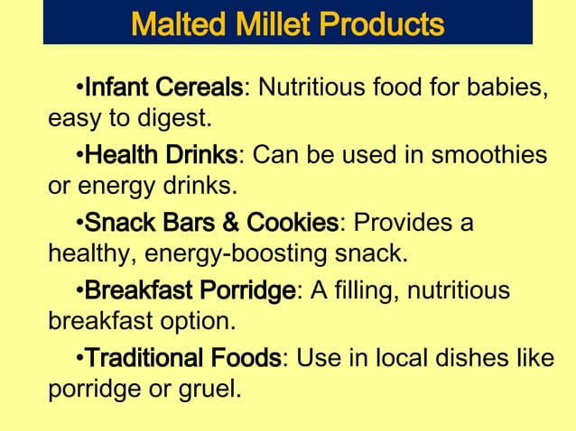 Millet Processing and Export Potential in Chattisgarh-Ensuring Food ...