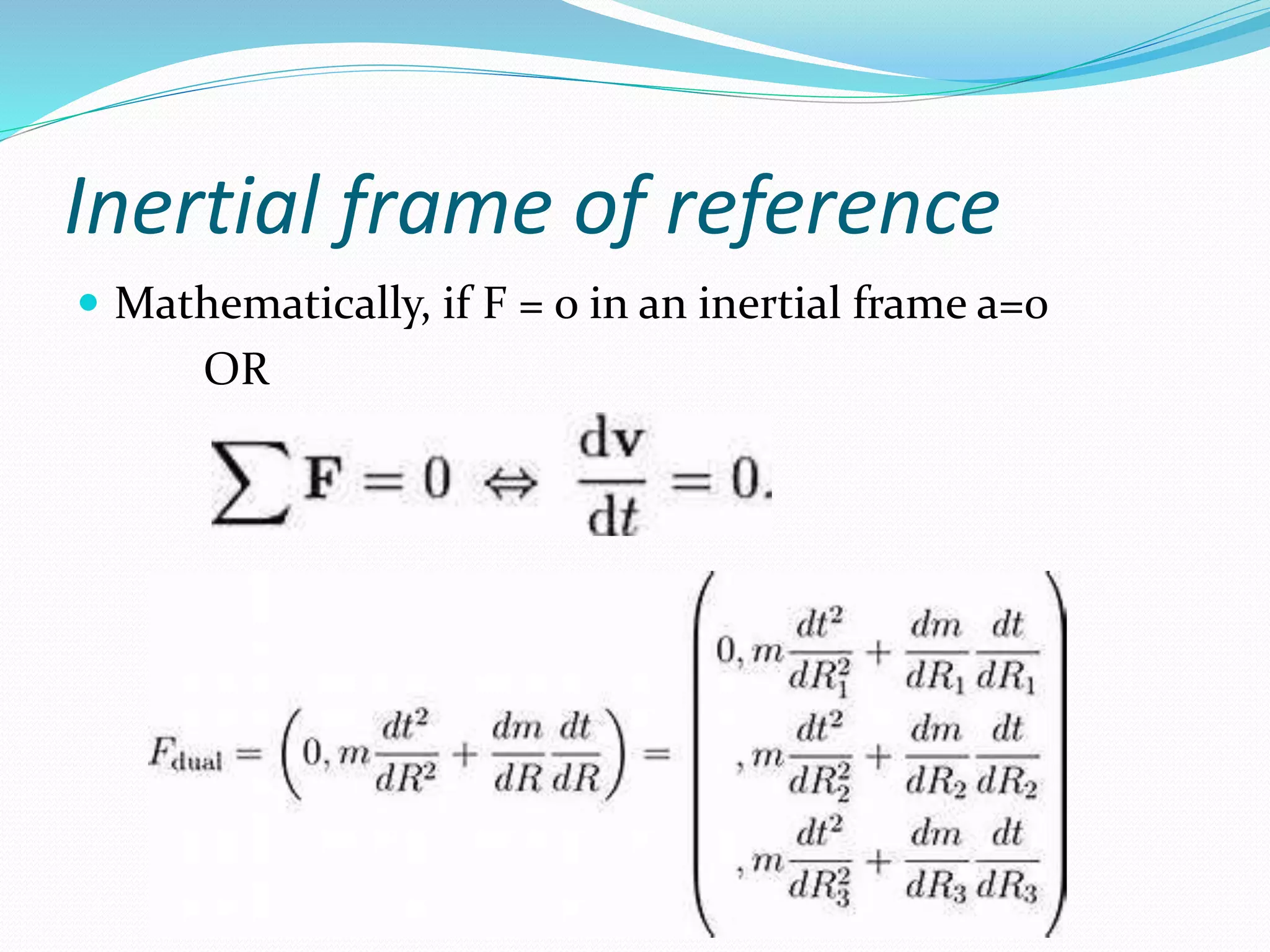 FRAMES OF REFERENCE BSC I 2018 | PPTX