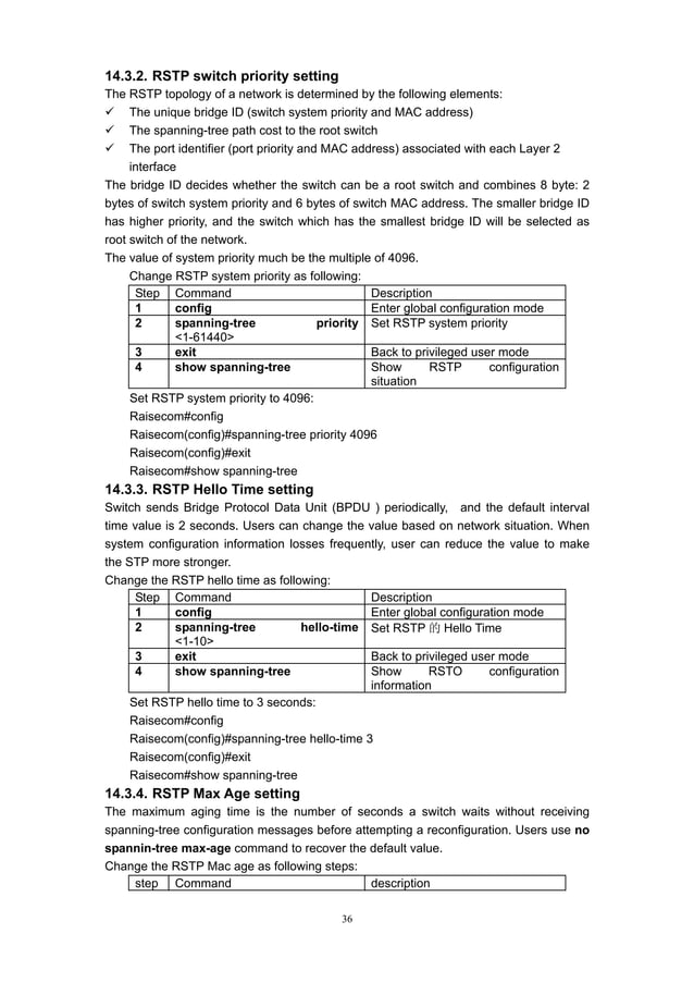 Raisecom Switch Software Configuration Guide.pdf