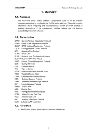 Raisecom Switch Software Configuration Guide.pdf