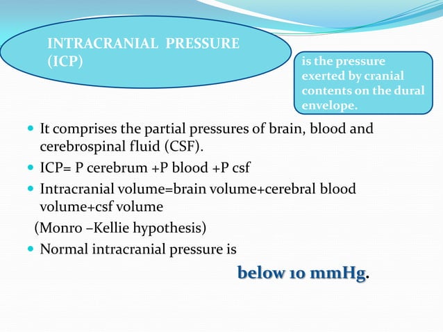 Raised Intracranial Pressure | PPTX