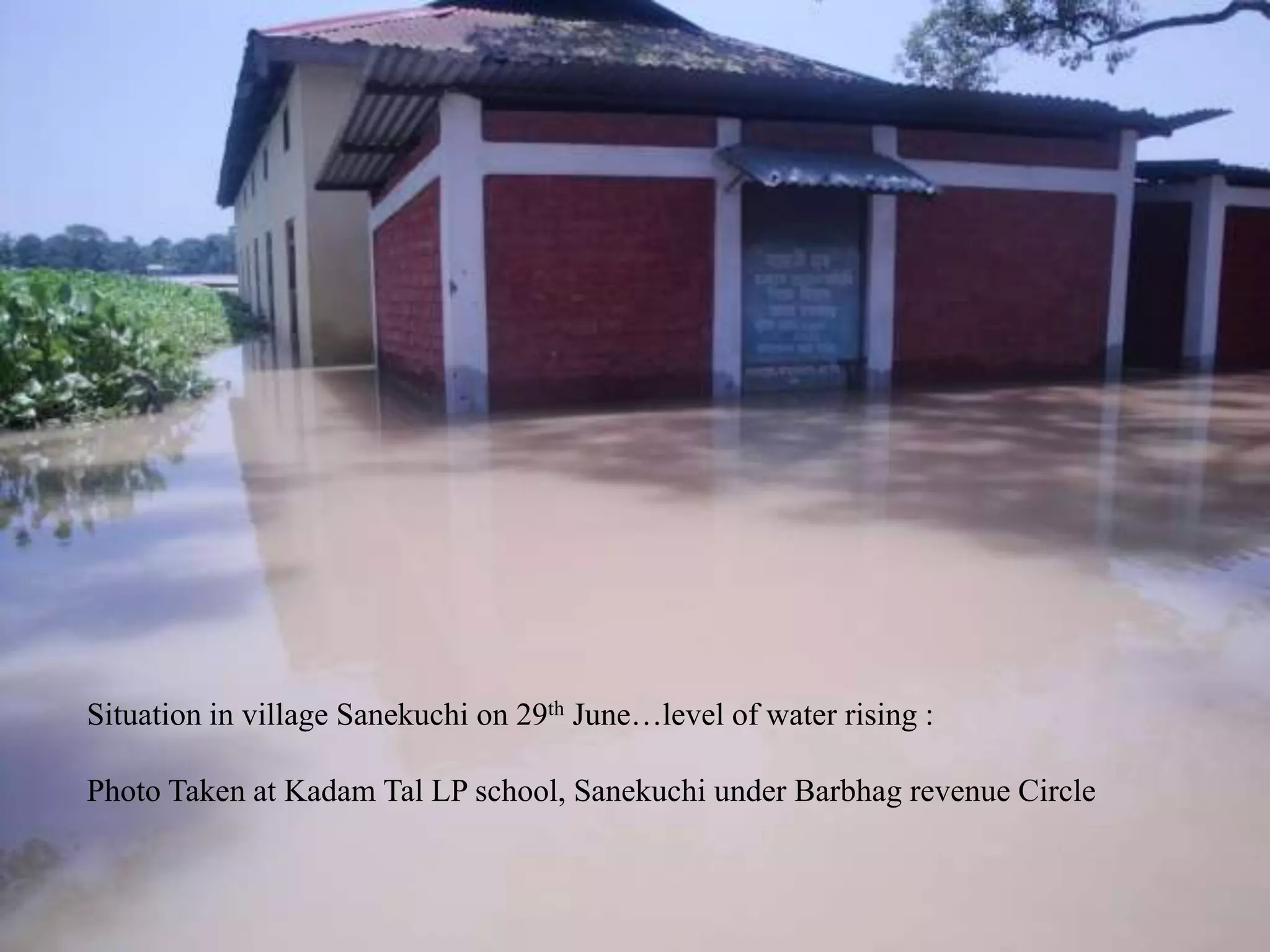 Raised platforms aids relief work | PPTX | Weather | Science