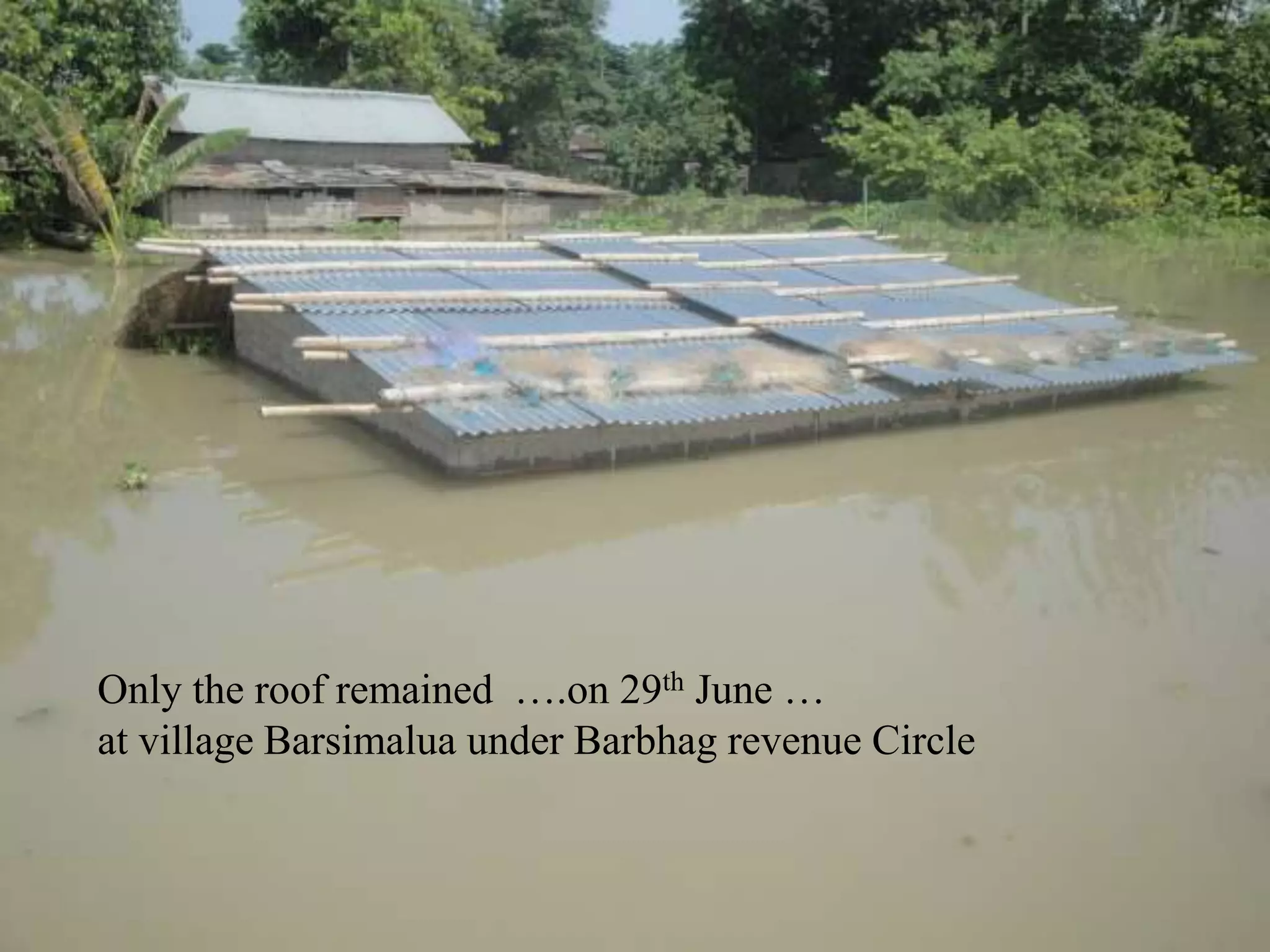 Raised platforms aids relief work | PPTX | Weather | Science