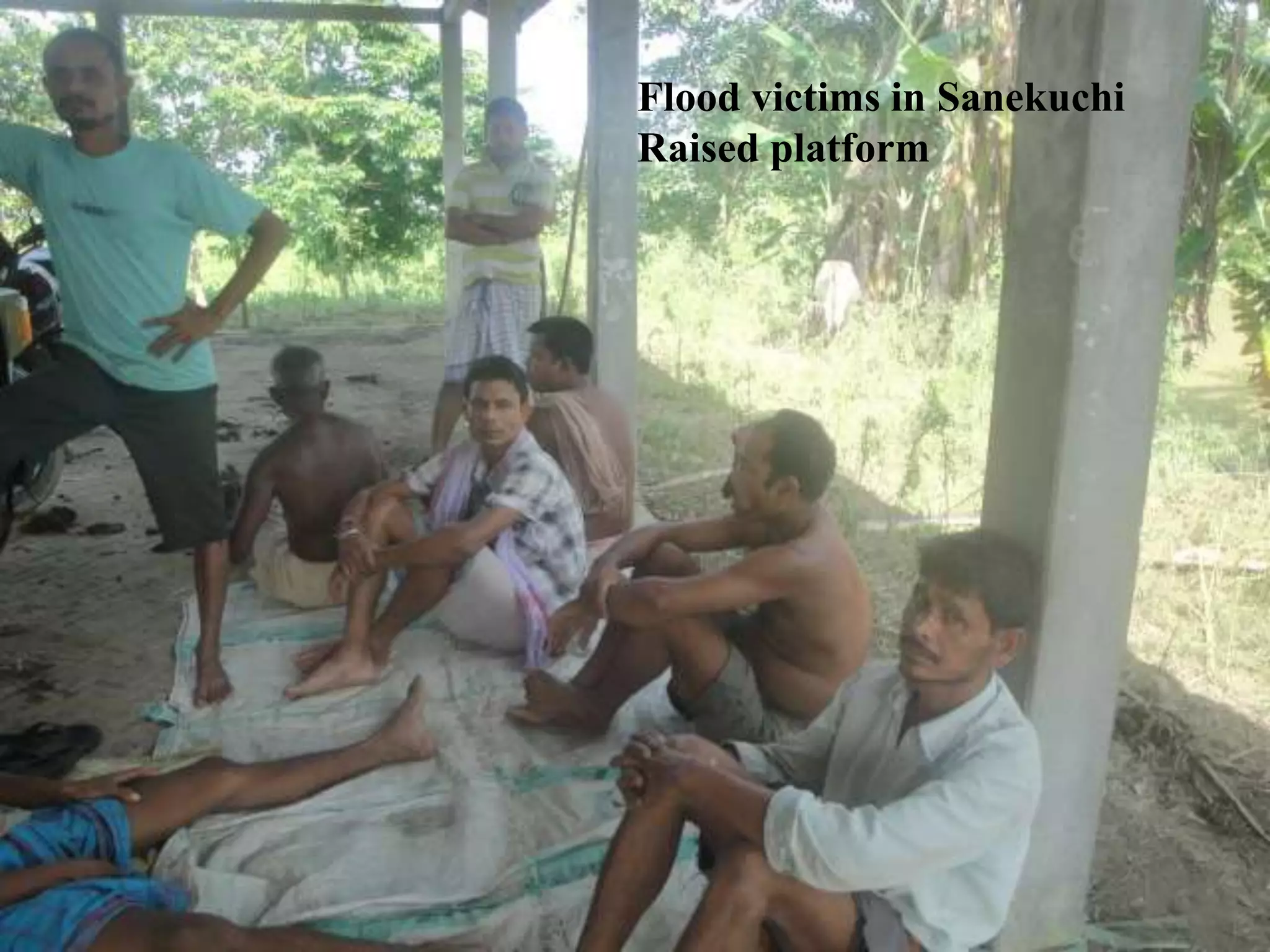 Raised platforms aids relief work | PPTX | Weather | Science