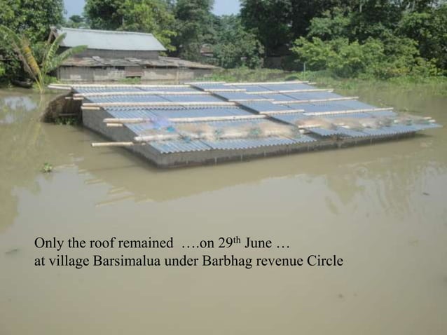 Raised platforms aids relief work | PPTX