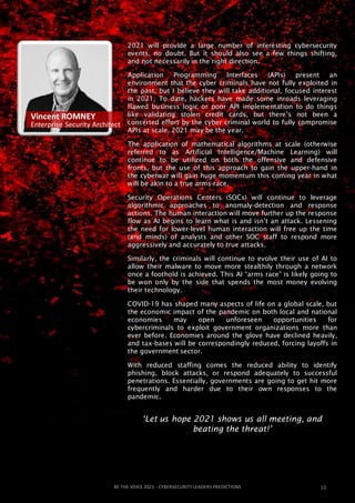 Raise The Cybersecurity Curtain. Predictions 2021 | PDF