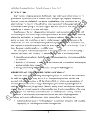 Raise your likeability factor white paper | PDF