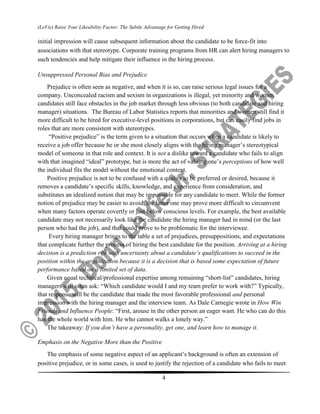 Raise your likeability factor white paper | PDF