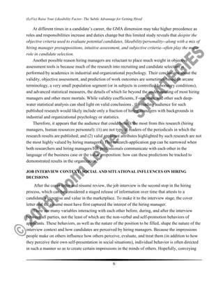 Raise your likeability factor white paper | PDF