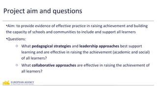 Raising the Achievement of all Learners in Inclusive Education project ...