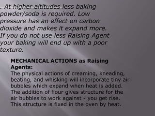 Raising agents | PPTX