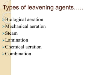 Raising agents | PPTX