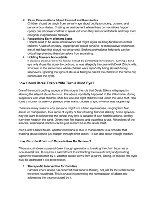 Raising a Pedophile: The Derek Zitko Story | PDF