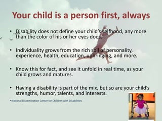 Raising children with disabilities | PPTX