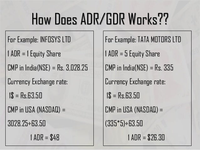 Raising equity capital through ADR & GDR