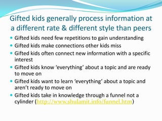 Raising Gifted Children | PPTX