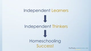 Raising independent learners & thinkers: The Key to Homeschooling ...