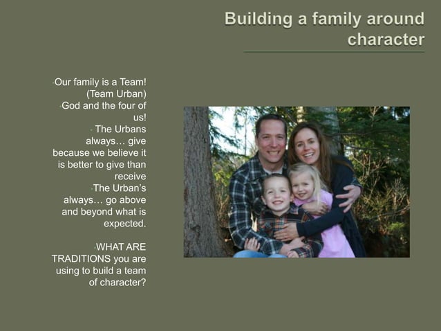 Raising Kids with Character | PPTX | Parenting | Family and Relationships
