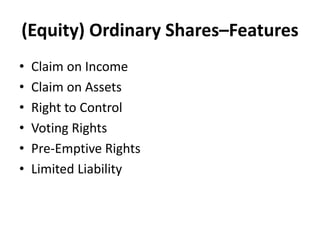 Raising long term finance | PPTX