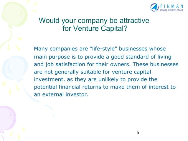 Raising venture capital | PPS