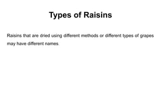 Raisins | PDF
