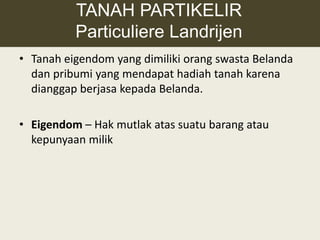 tanah partikelir ciomas | PPTX